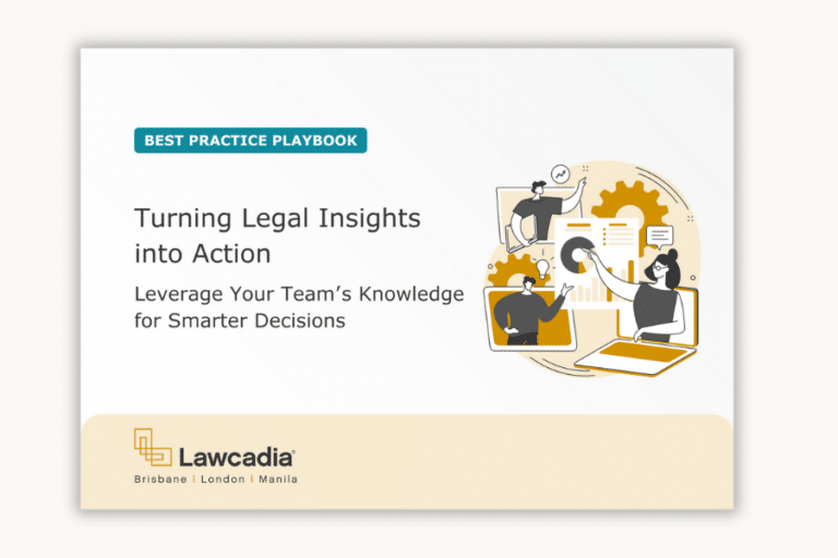 Best Practice Playbook: Turning Legal Insights Into Action | Lawcadia