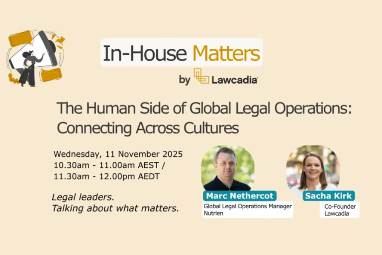 The Human Side of Global Legal Operations: Connecting Across Cultures ...
